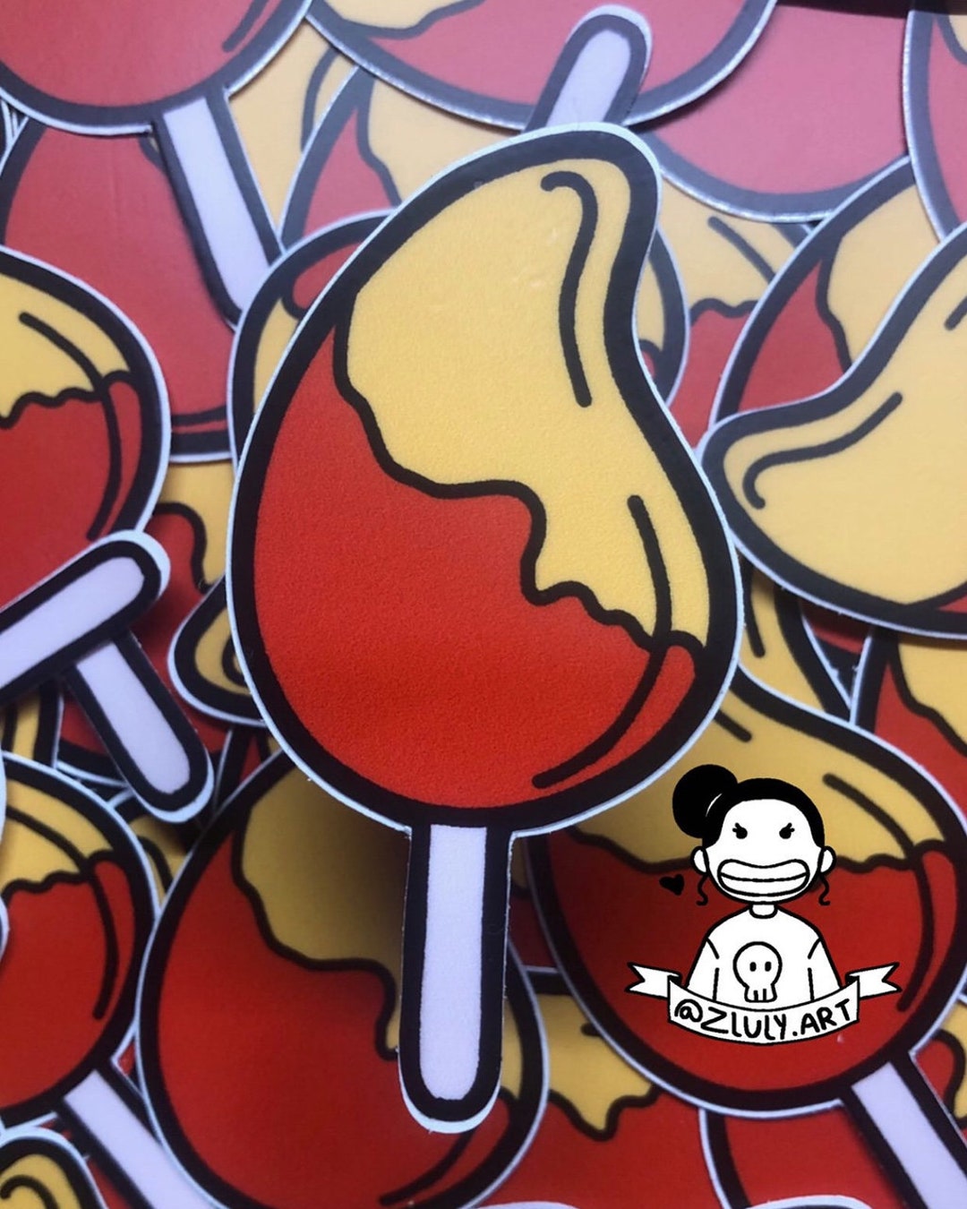 Mango Lollipop Mango Candy Sticker Mexican Candy Sticker - Etsy