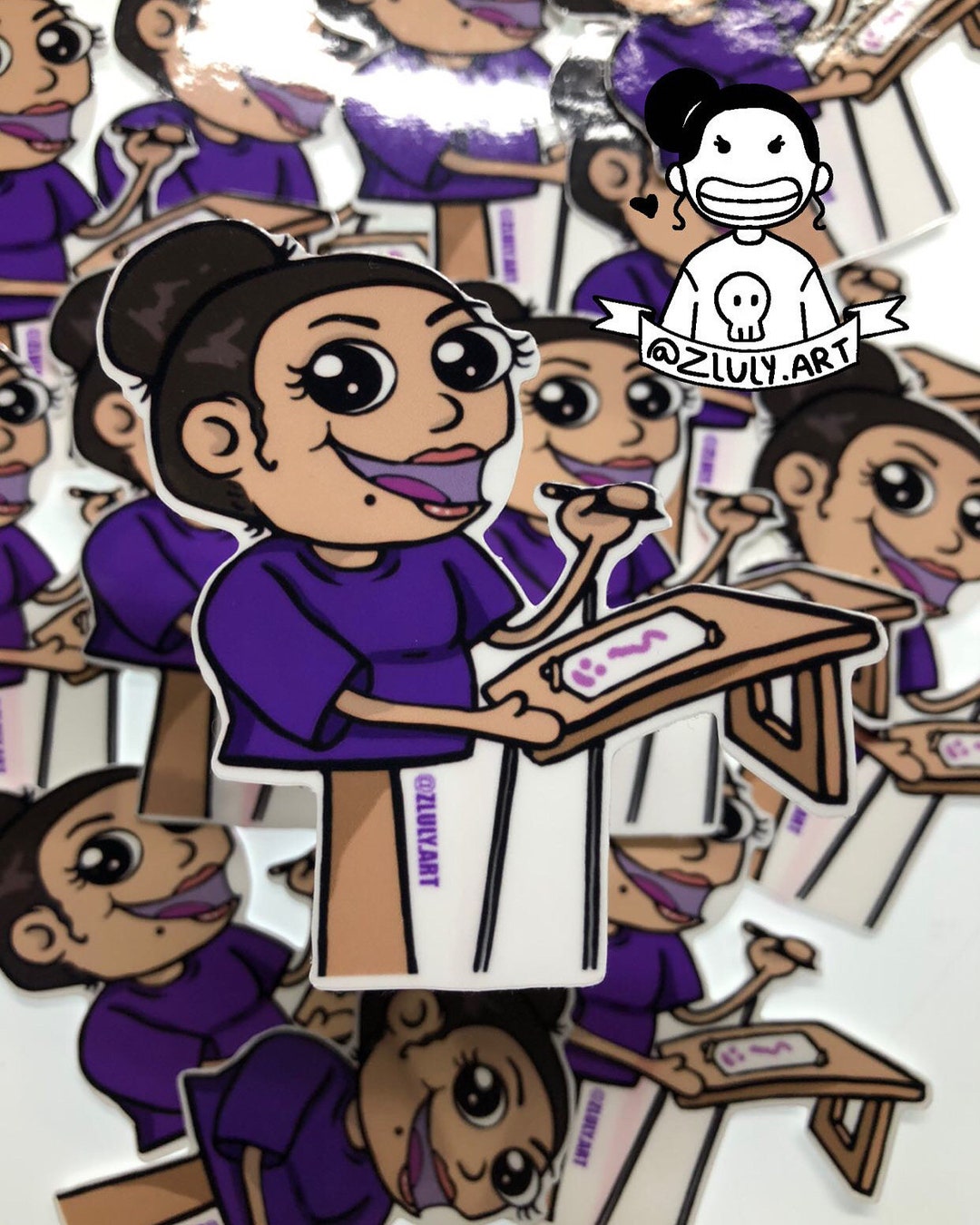 Puppet Luly Sticker, Die Cut Sticker, 2.5 Inch Sticker, Waterproof ...