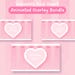 Twitch Pink Overlay Cute Adorable Pink Heart Package | Animated Screens ...