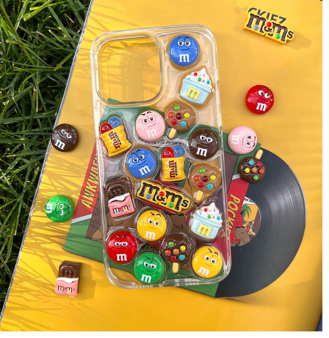 Cartoon Chocolate Beans Phone Resin Case iPhone 15 14 13 12 - Etsy