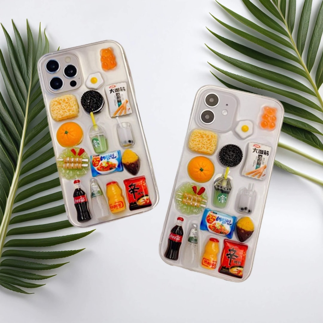Funny Drink Biscuit Phone Resin Case, iPhone 17 16pro Max iPhone Air ...