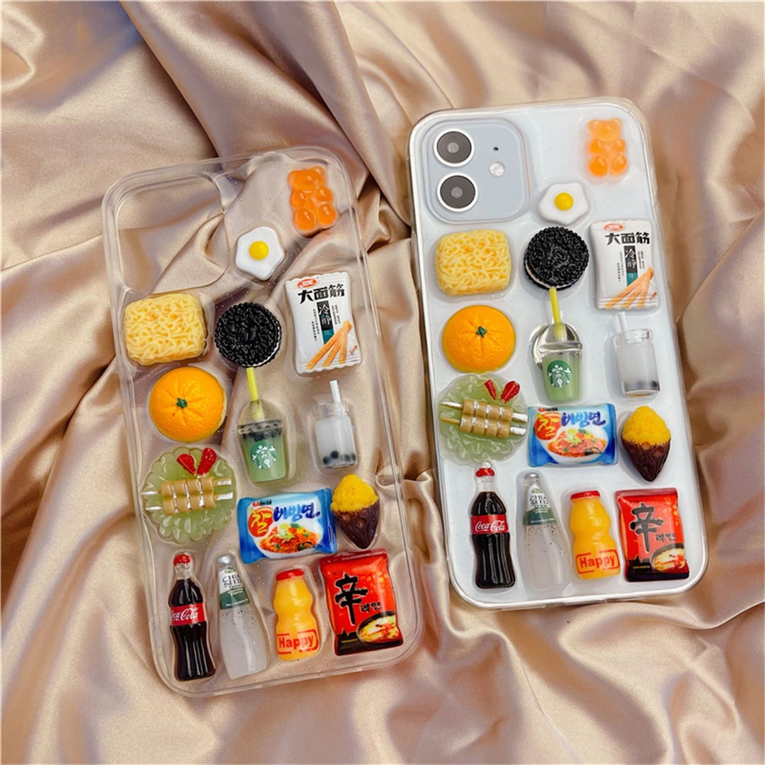 Funny Drink Biscuit Phone Resin Case iPhone 15 14 13 12 11 - Etsy
