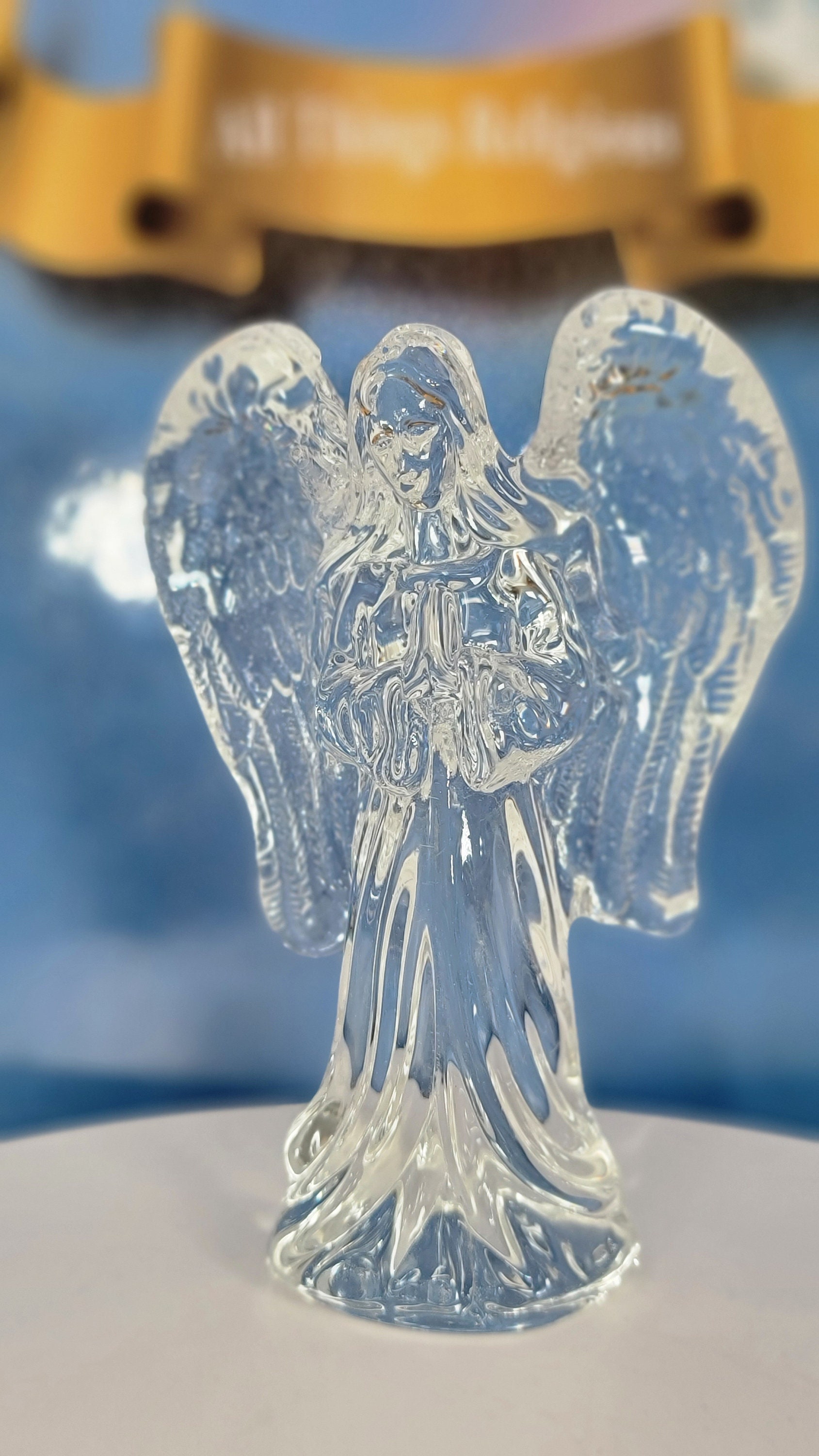 Home Decoration Present Elegant Angel Figurines Gift Mom House Gift ...