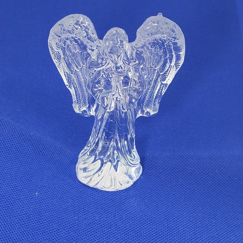Glass Crystal Angel Figurine: Religious Guardian Statue, Home Decor - Etsy
