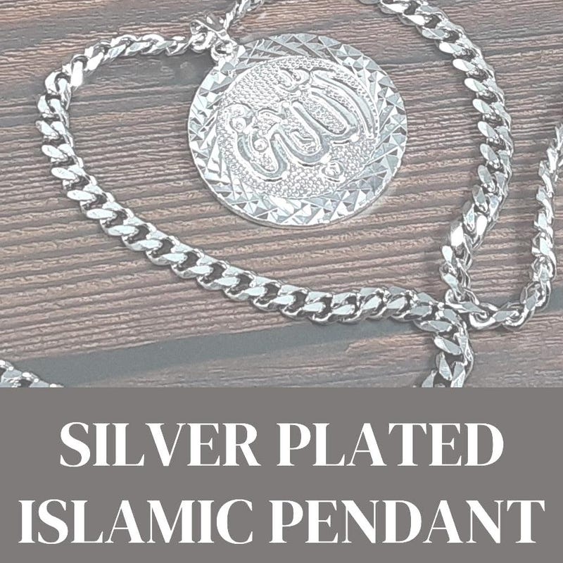 Allah Chain Silver Men - Etsy
