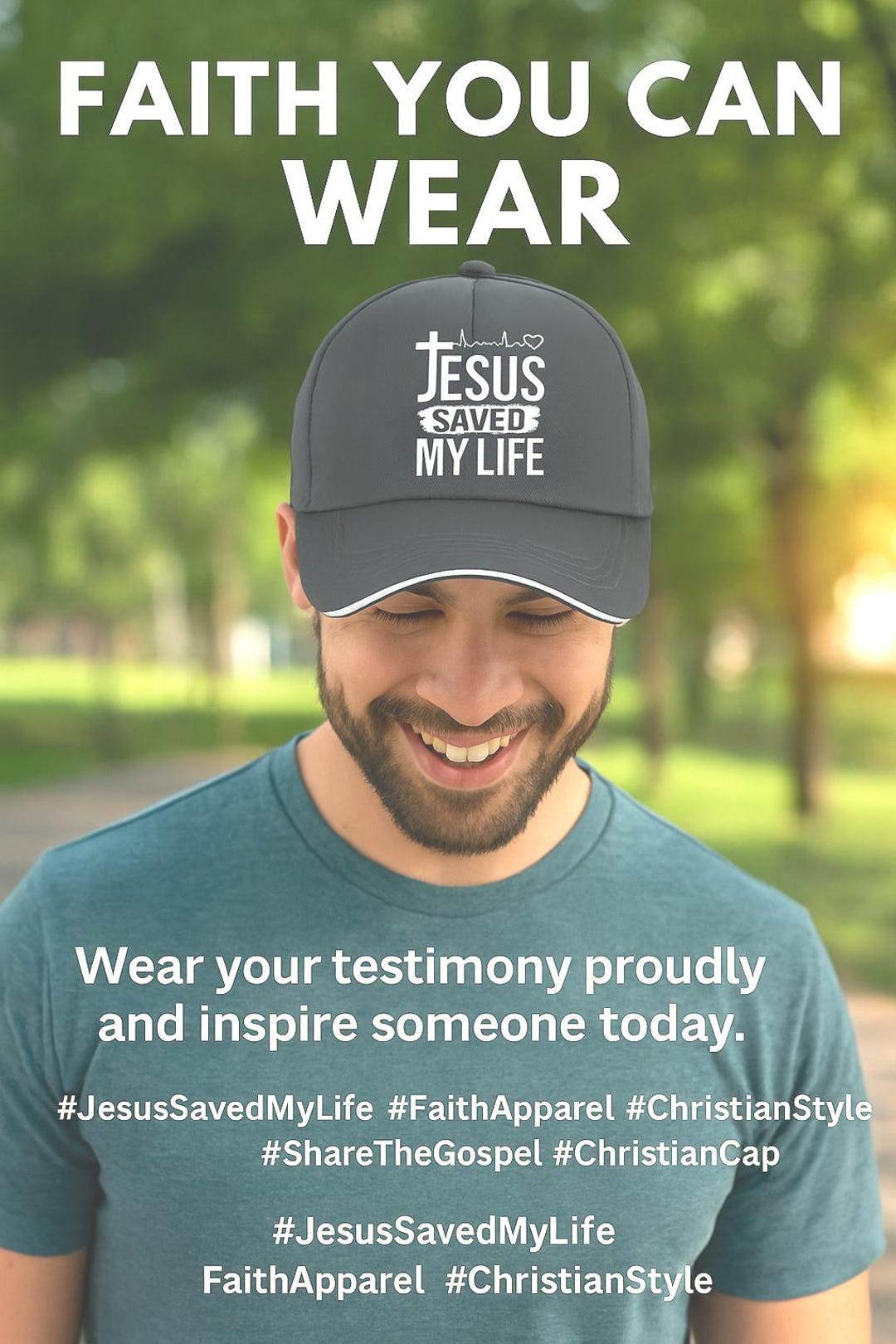 Jesus Saved My Life Baseball Cap: Embroidered Christian Faith Hat - Etsy