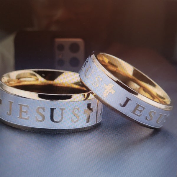Jesus Ring - Etsy