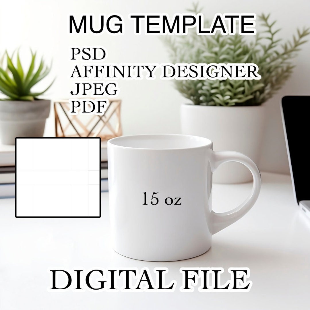 15 Oz Mug Sublimation Template - Etsy