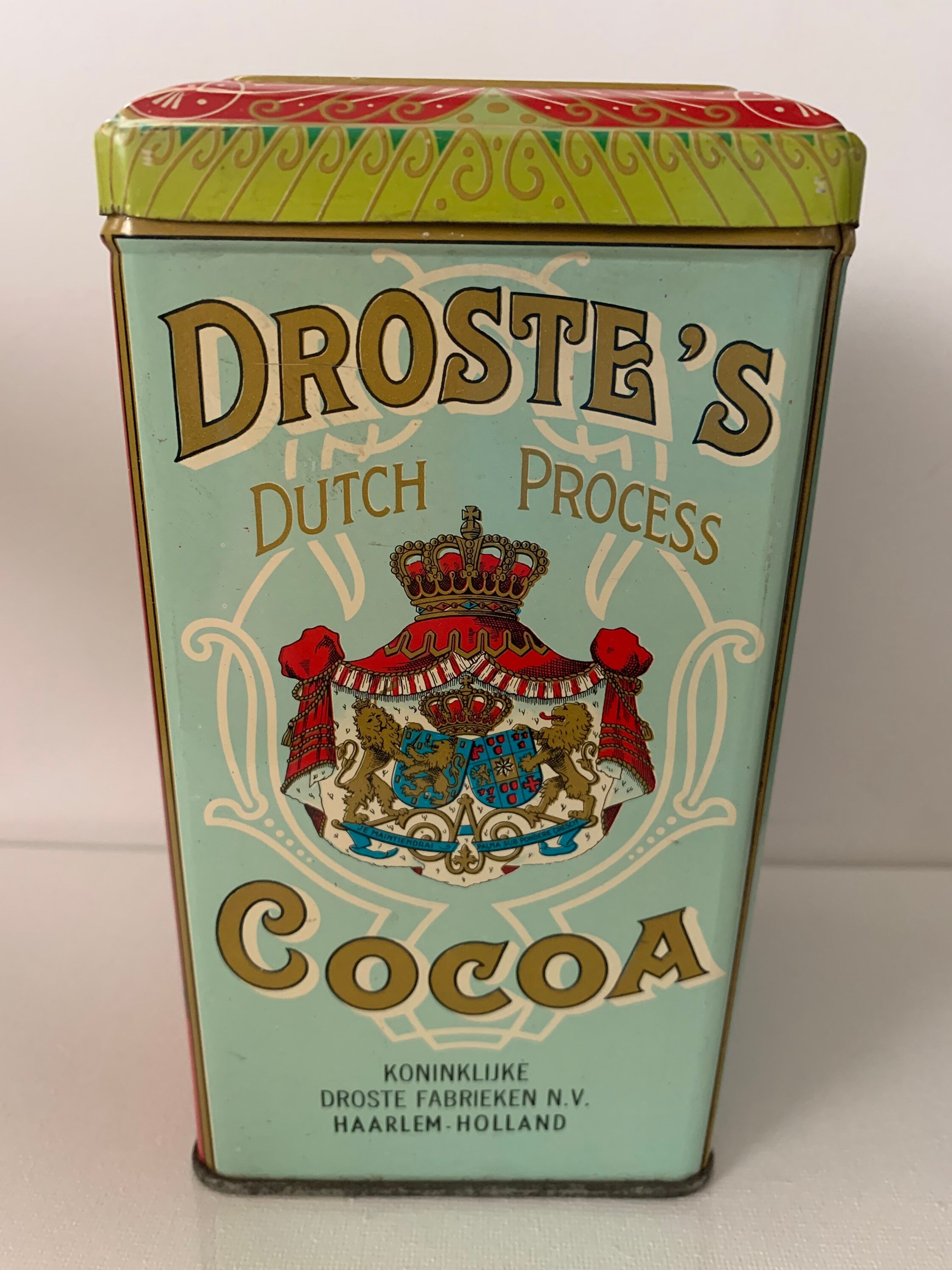 Vintage Drostes Dutch Process Cocoa Tin 1 Lb - Etsy
