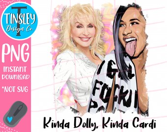 Cardi b svg | Etsy