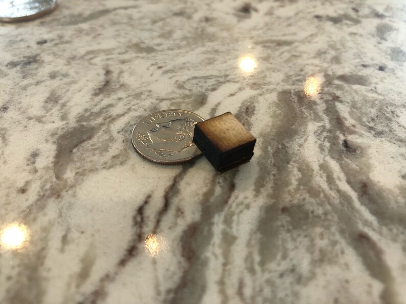 Wooden Squares/ Solid Wood Mini Square/ Crafting Squares/ Raw | Etsy