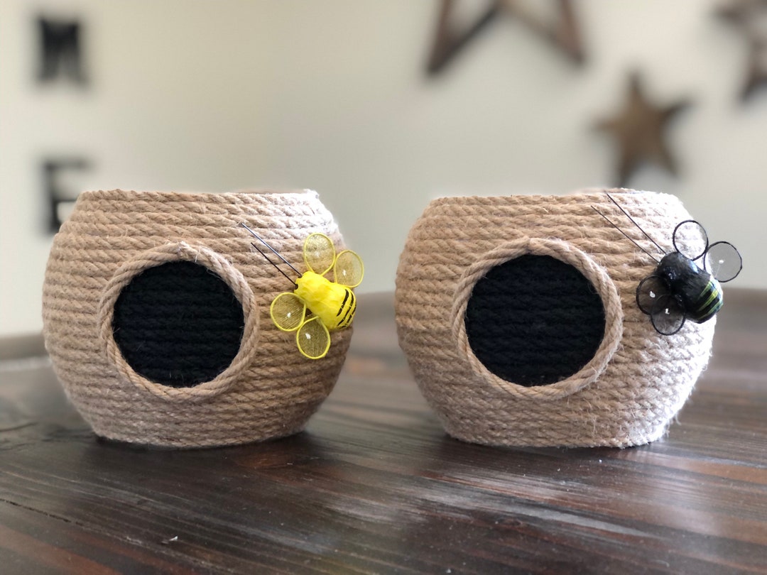 Honey Bee Hive Fish Bowl Vase/bee/candle Holder/what Will It Bee/happy ...