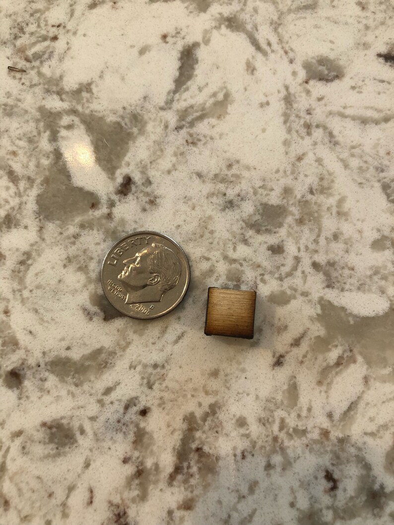 Wooden Squares/ Solid Wood Mini Square/ Crafting Squares/ Raw | Etsy
