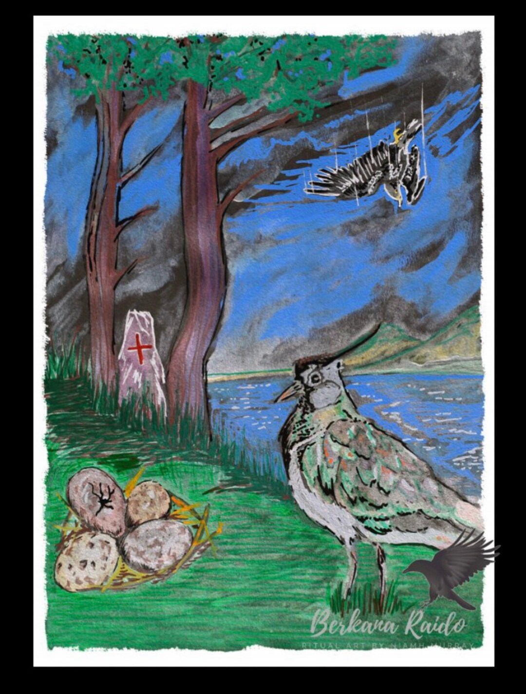 Ogham Art Print : A - Ailm - Scotts Pine (A4 Size) - Etsy