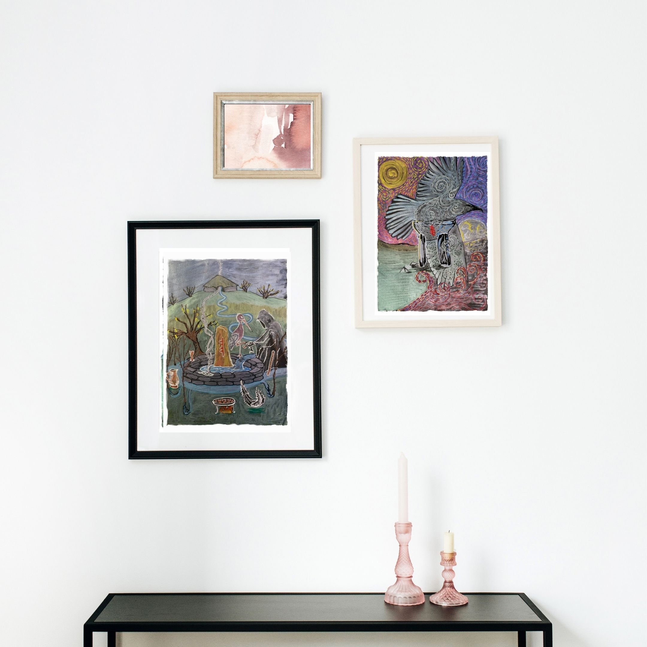 Ogham Art Print : C Hazel Coll A4 Size - Etsy