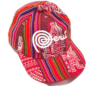Ethnic Cap, Handmade Peruvian Ethnic Caps, Baseball Cap Handmade in ...
