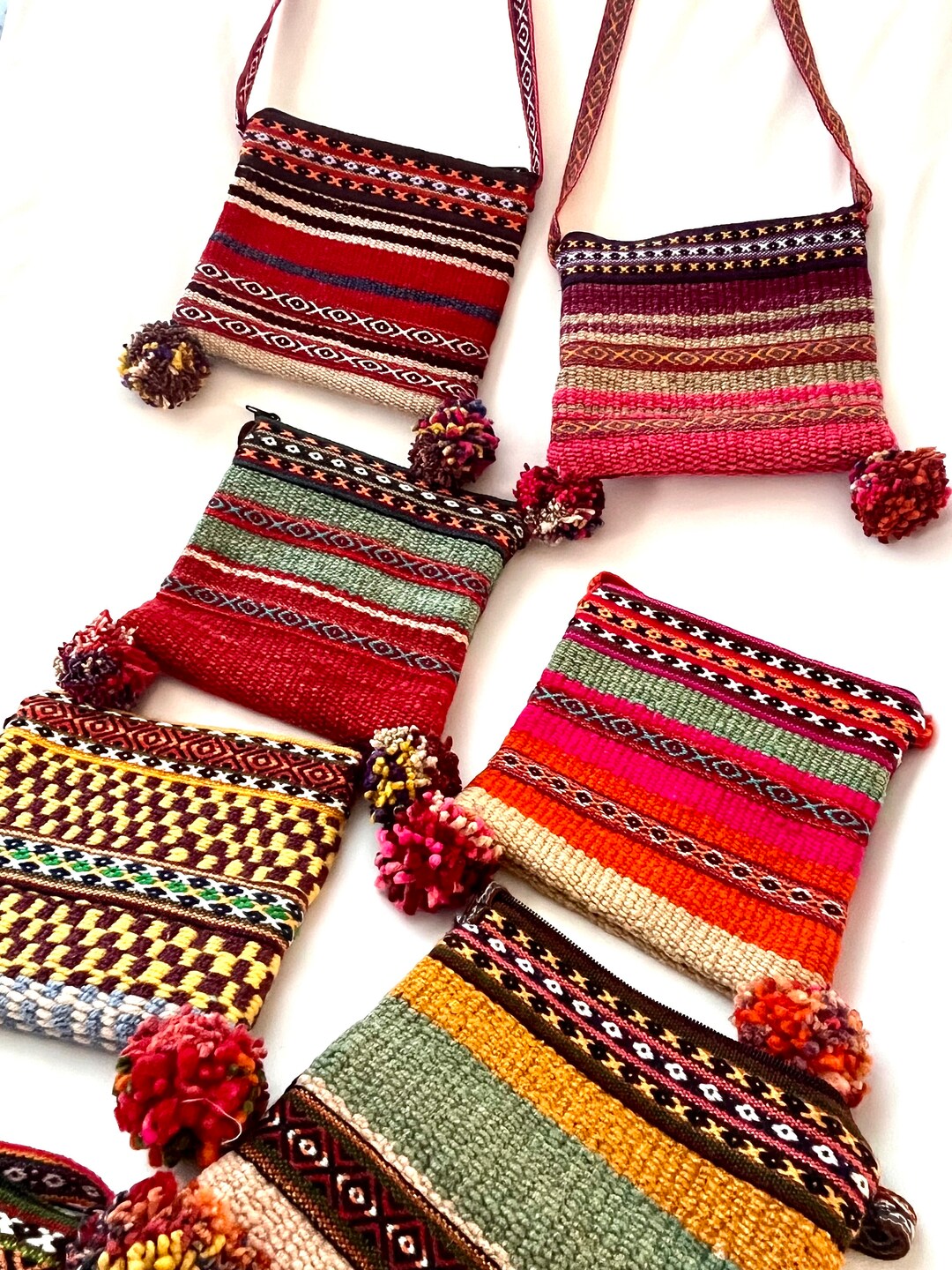 Handwoven Peruvian Crossbody Bag: Ethnic Boho Purse, - Etsy