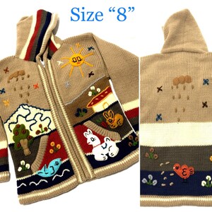 Sweaters for Kids, Peruvian Sweater for Toddlers, Unisex Arpillera ...