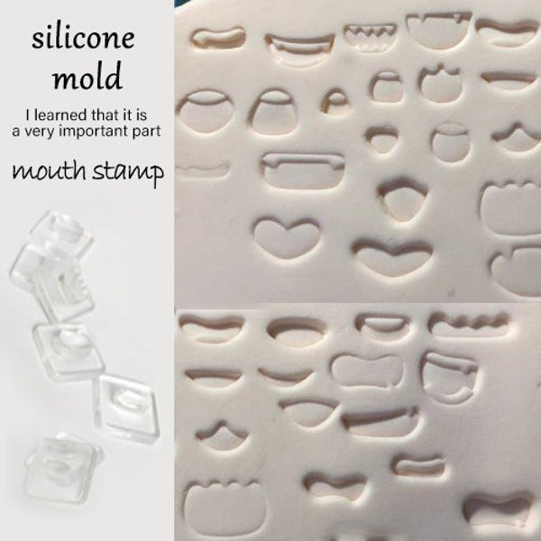 DODO Doll Body 5&6 Cm Clear Silicone Mold Making Clay Doll Chibi Figure ...