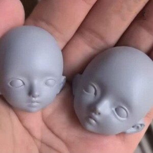 Q Baby Face Doll Chibi Anime Silicone Mold for Cake Decorating and Clay ...