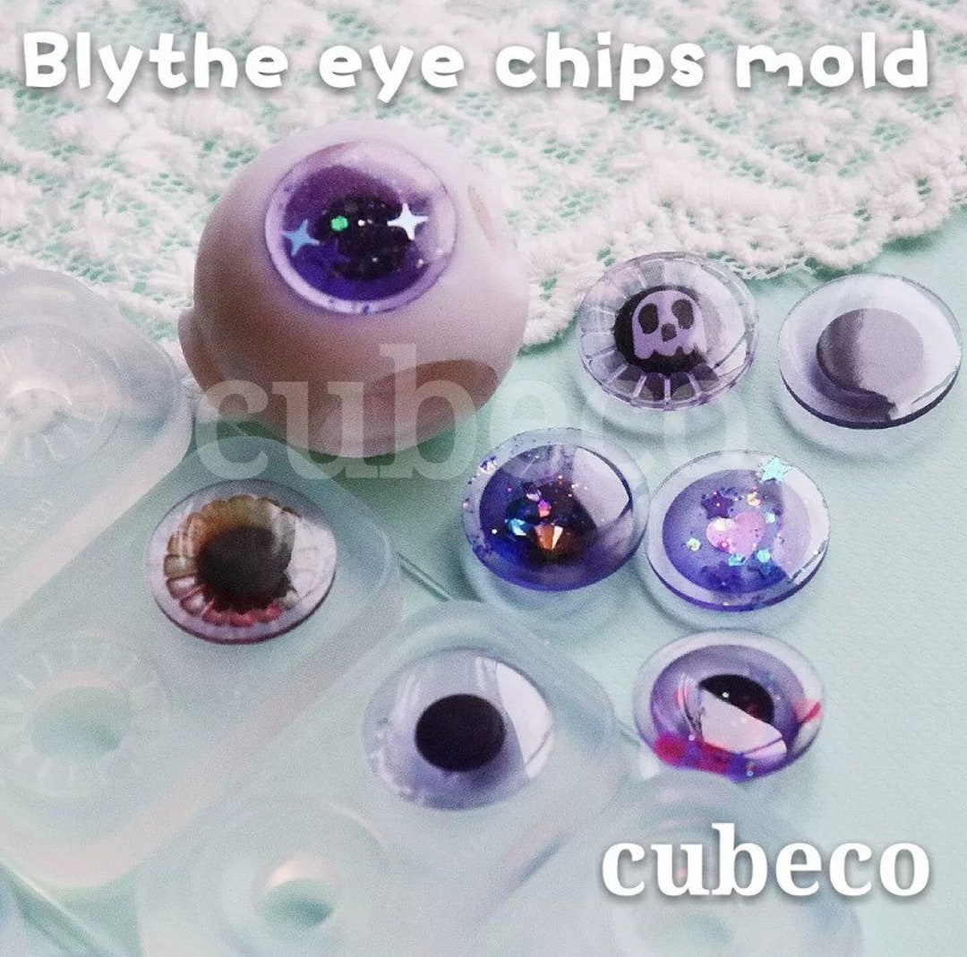 Making BJD Doll Eye Pupil Multi Style Blythe Doll Chip Base 14mm ...
