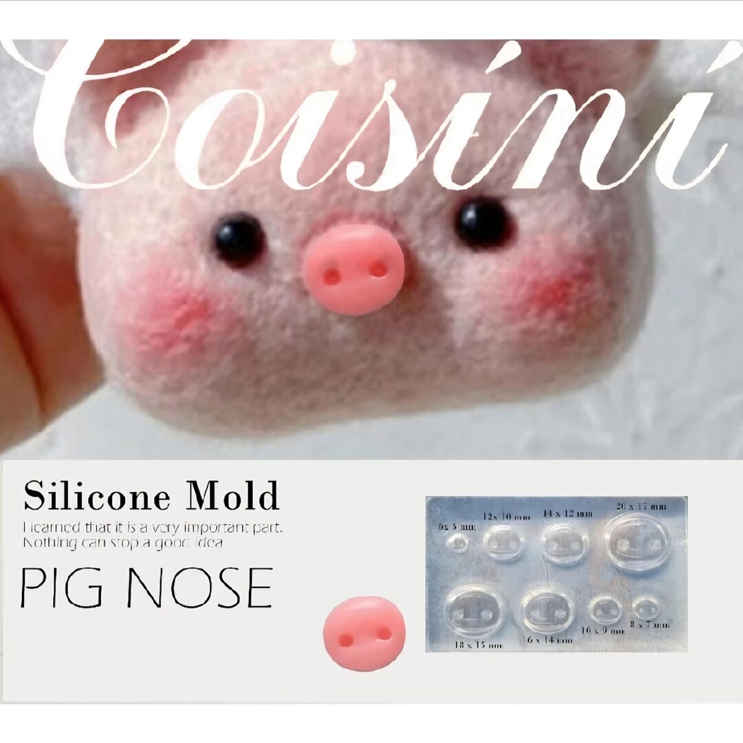 Pig Nose Silicone Mold: Clay Resin Figure Casting - Etsy