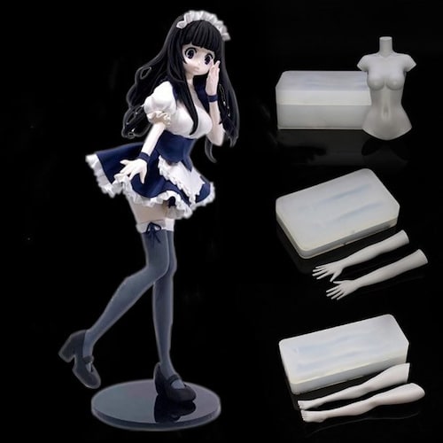 DODO Doll Body 5&6 Cm Clear Silicone Mold Making Clay Doll - Etsy