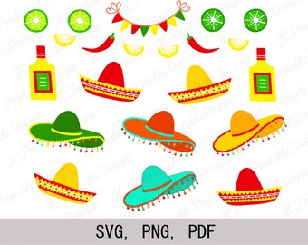 Viva Mexico Clipart Mexico Svg Cinco De Mayo Clipart Fiesta - Etsy