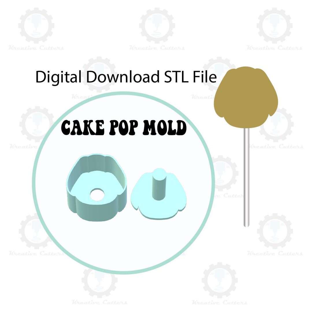 Bunny Squish Cake Pop Mold | Digital Download STL File - Etsy