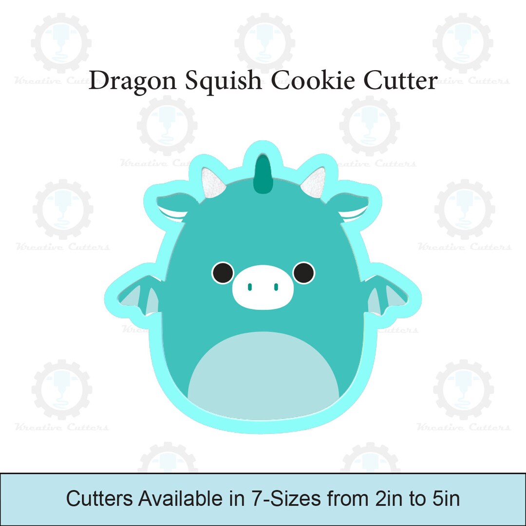 Dragon Squish Cookie Cutters - Etsy