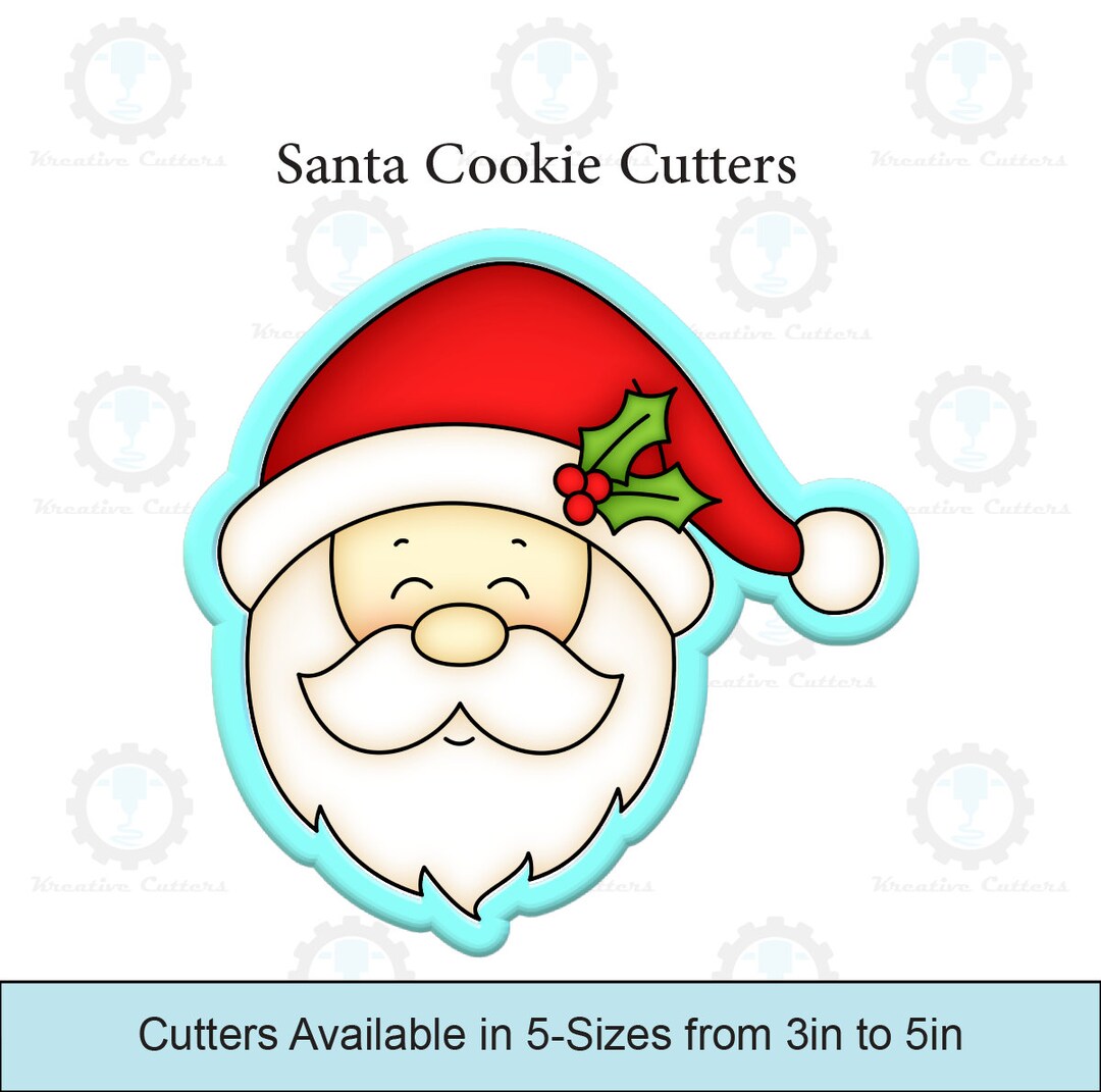 Santa Cookie Cutters - Etsy