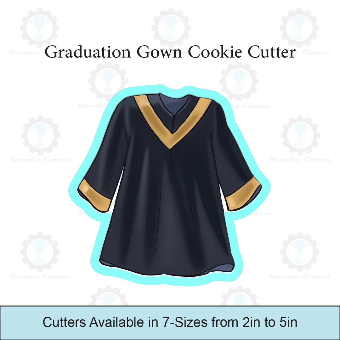 Graduation Gown Cookie Cutters - Etsy