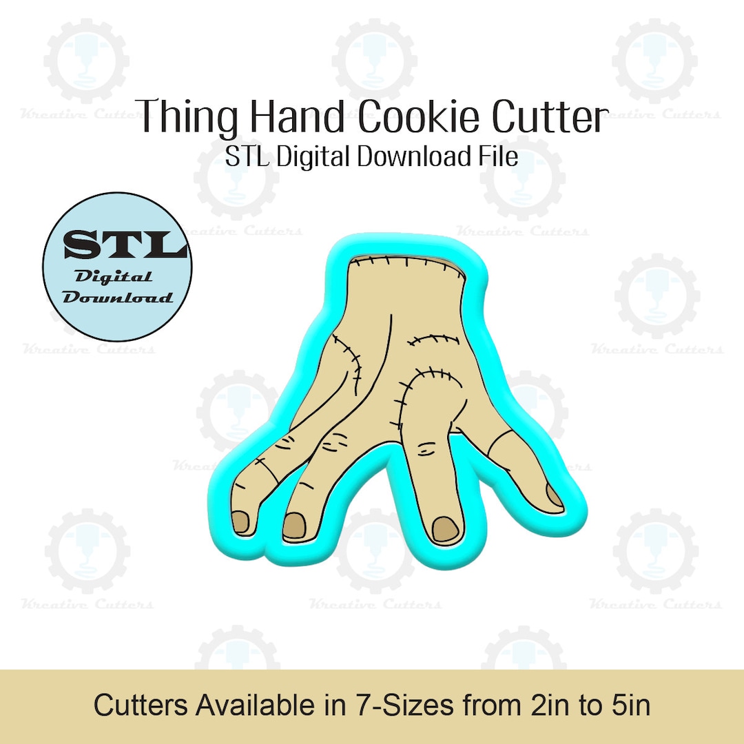 Hand Cookie Cutter STL File - Etsy