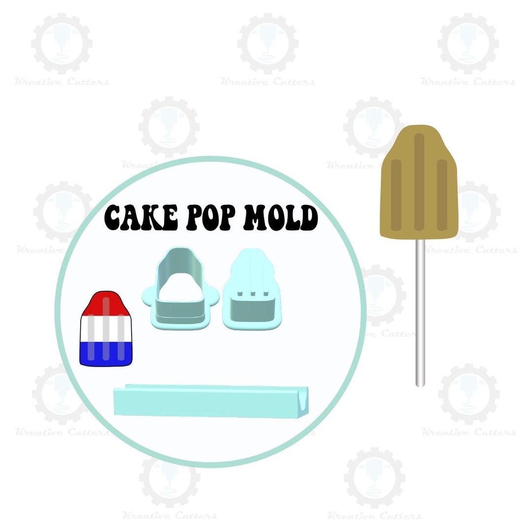 Rocket Pop Ice Cream Cake Pop Mold | Deluxe Cutter, Popper, and Tray ...