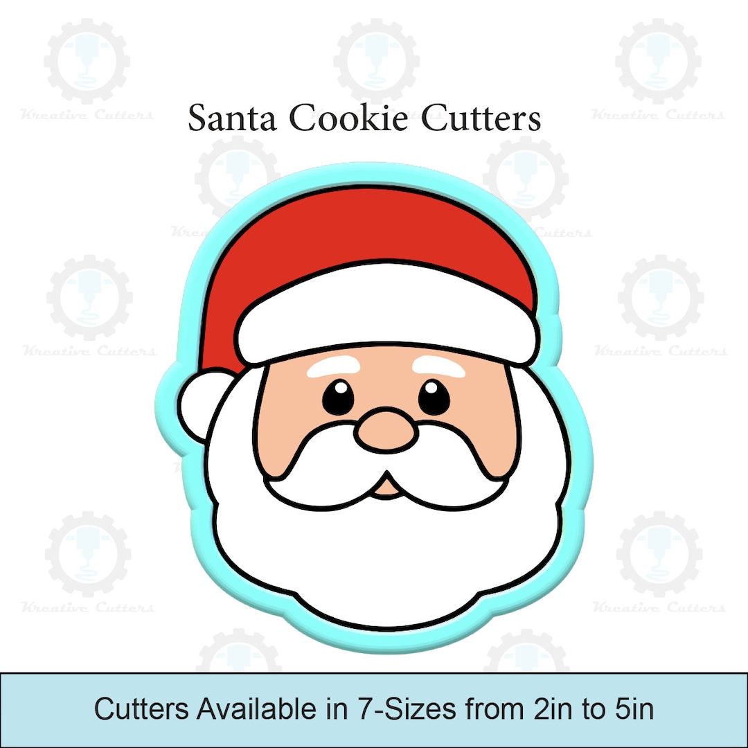 Santa Cookie Cutters - Etsy