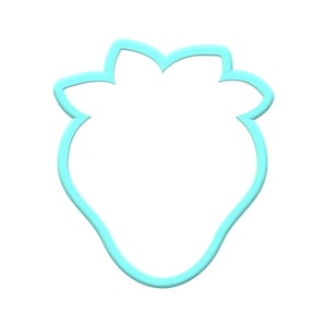 Strawberry Cookie Cutters STL Files - Etsy