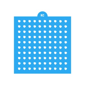 Peach Stencil Sprinkles Stencil | 3D Printed, Cookie, Cake, & Cupcake ...