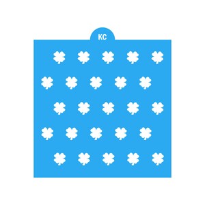 Clover Sprinkles Stencil | 3D Printed, Cookie, Cake, & Cupcake ...