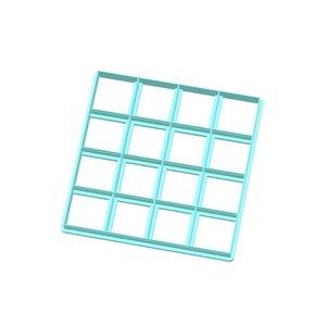 Square Cookie Cutters | 10-single Cutters & 9-multi Cutter Options - Etsy