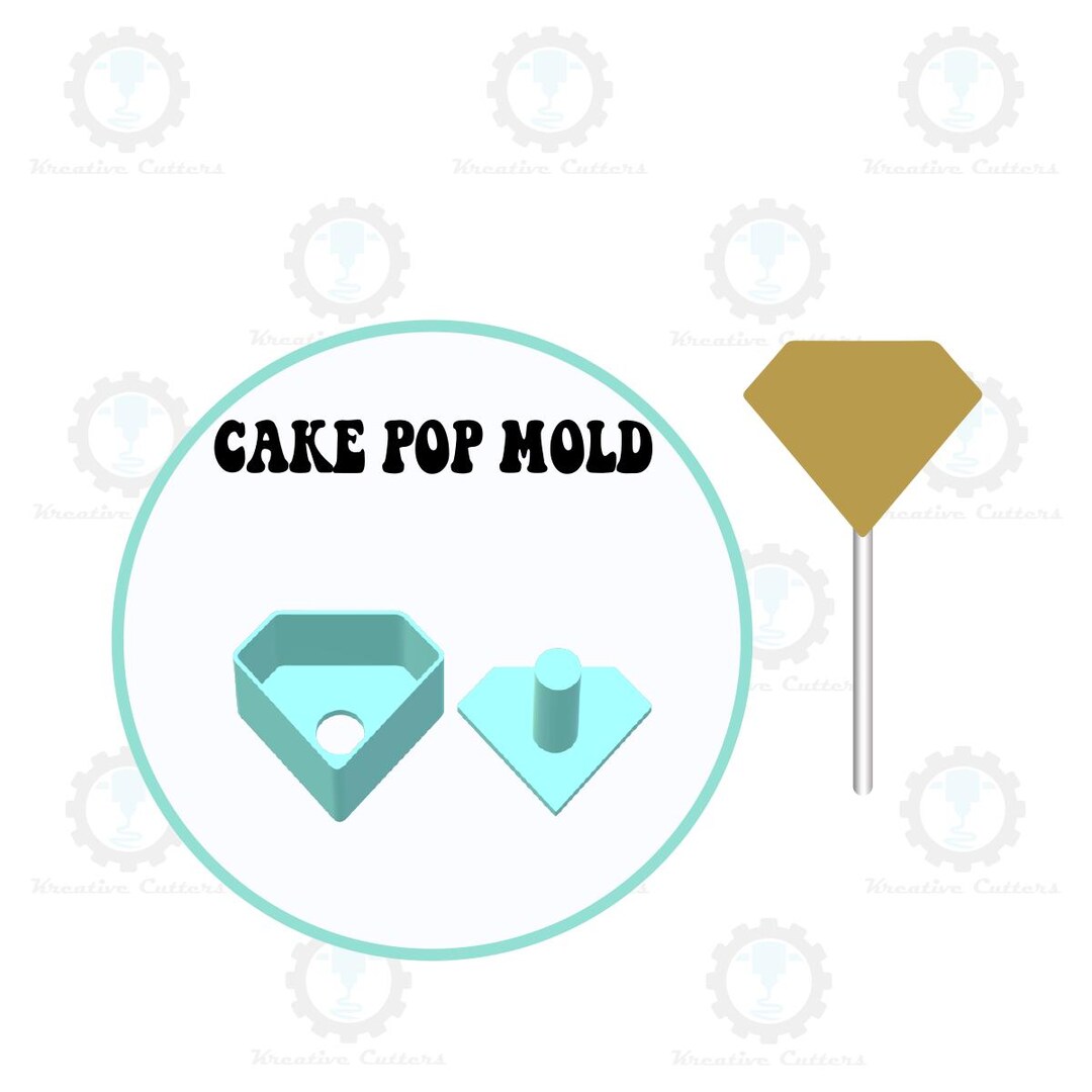Diamond Cake Pop Mold | Single or Multi-popper - Etsy