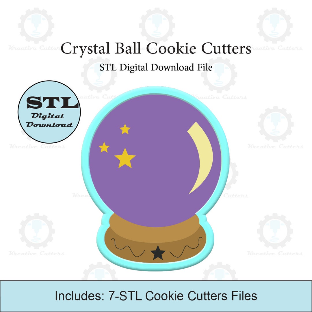 Crystal Ball Cookie Cutter STL File - Etsy