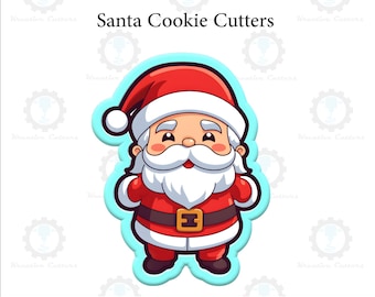 Santa Cookie Cutters - Etsy