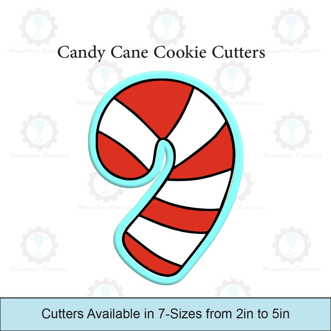 Candy Cane Cookie Cutters - Etsy