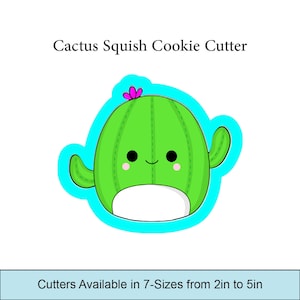Cactus Squish Cookie Cutters - Etsy