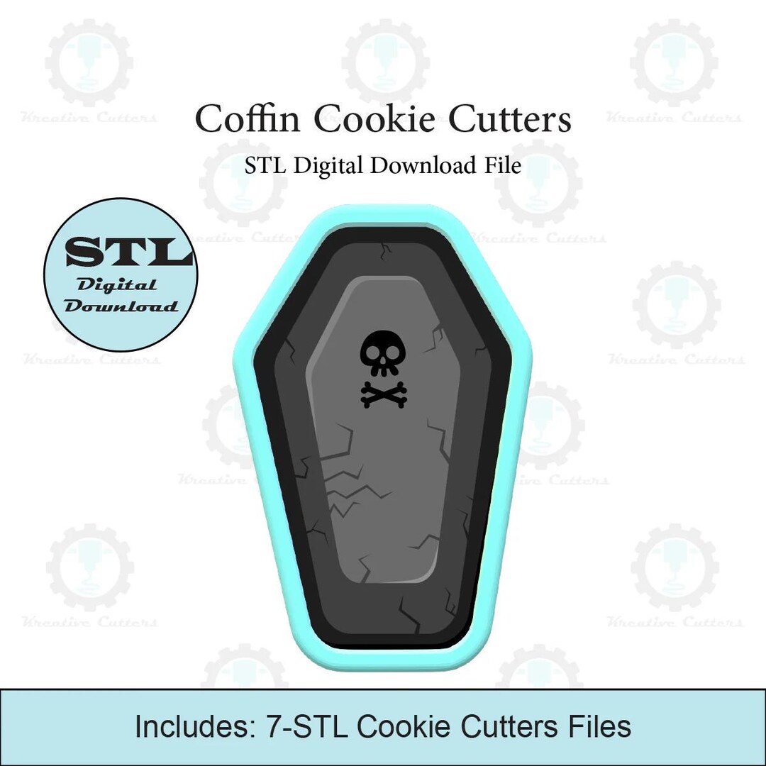 Coffin Cookie Cutter | STL File - Etsy
