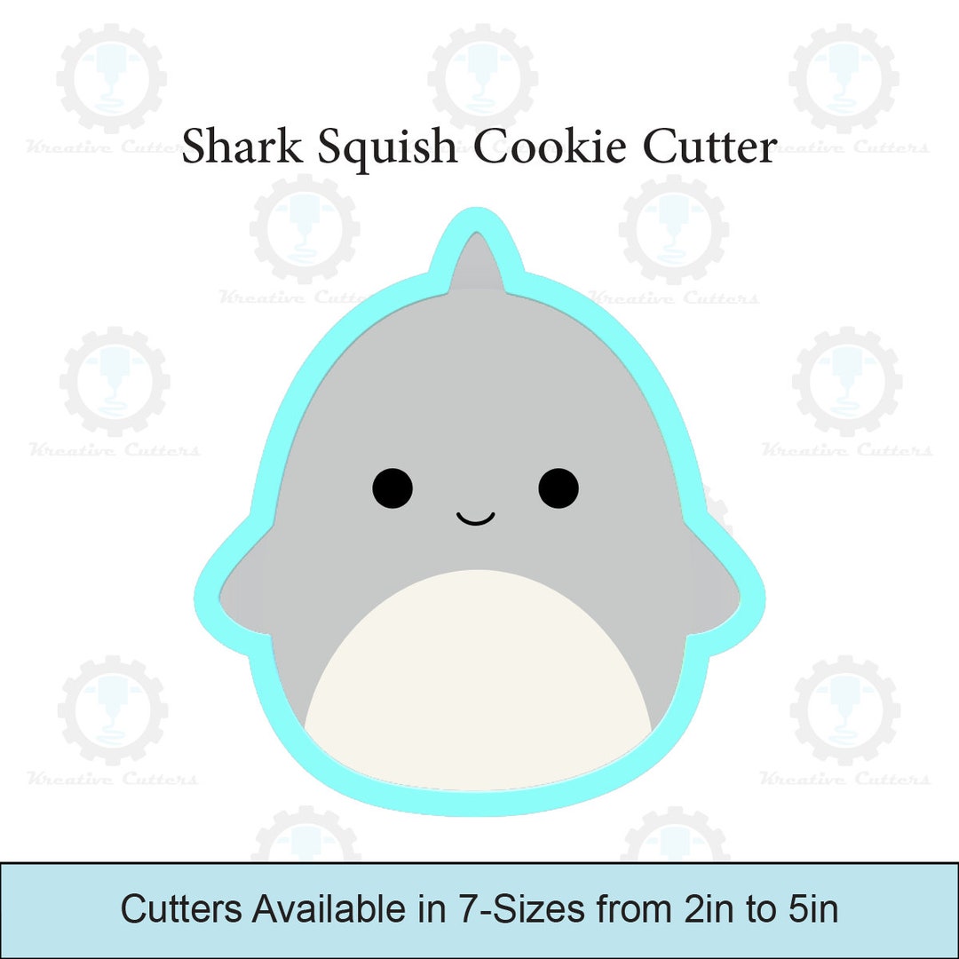 Shark Squish Cookie Cutters - Etsy