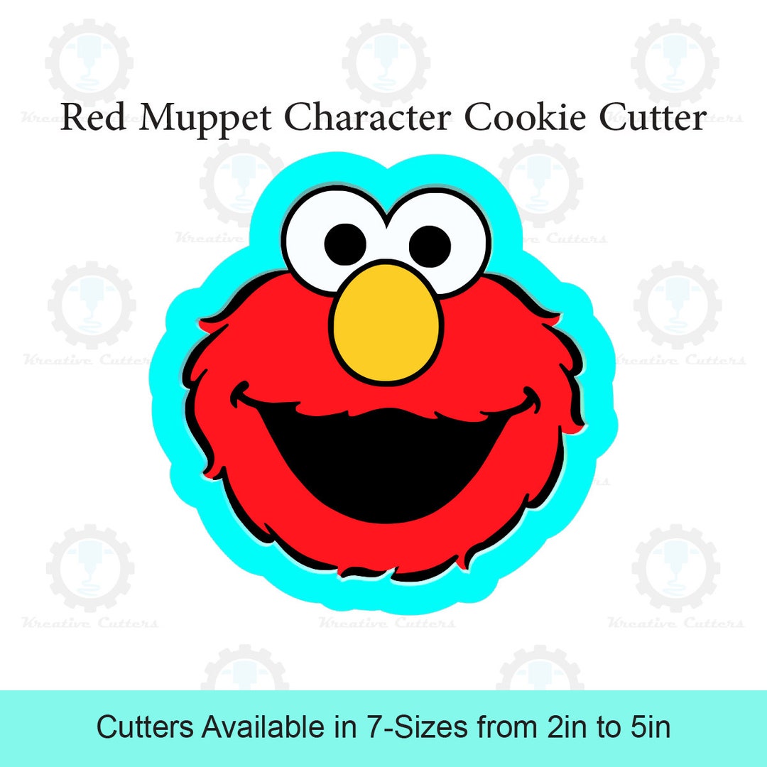 Red Muppet Character Cookie Cutter - Etsy