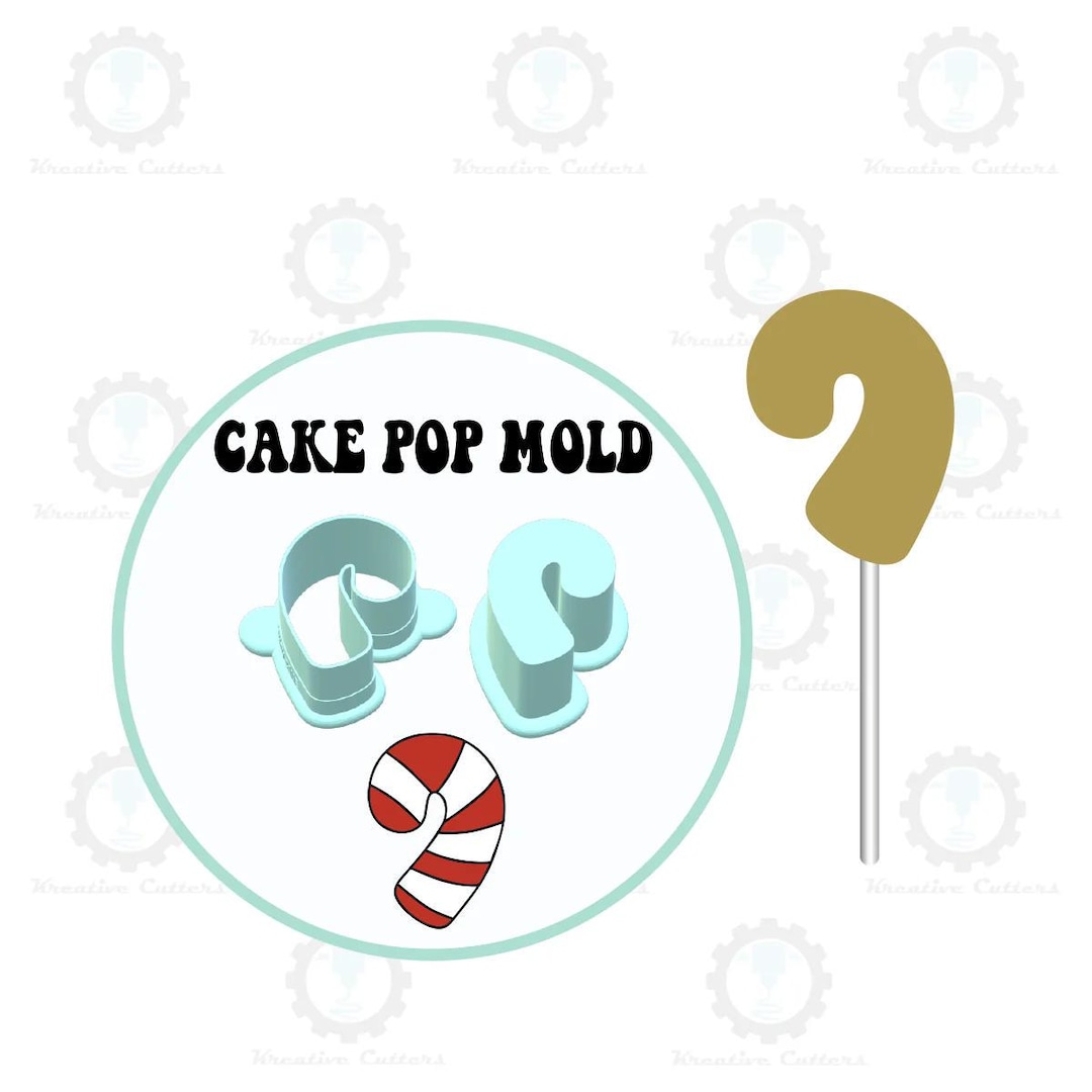Christmas Candy Cane Cake Pop Mold | Deluxe Cutter, Popper - Etsy