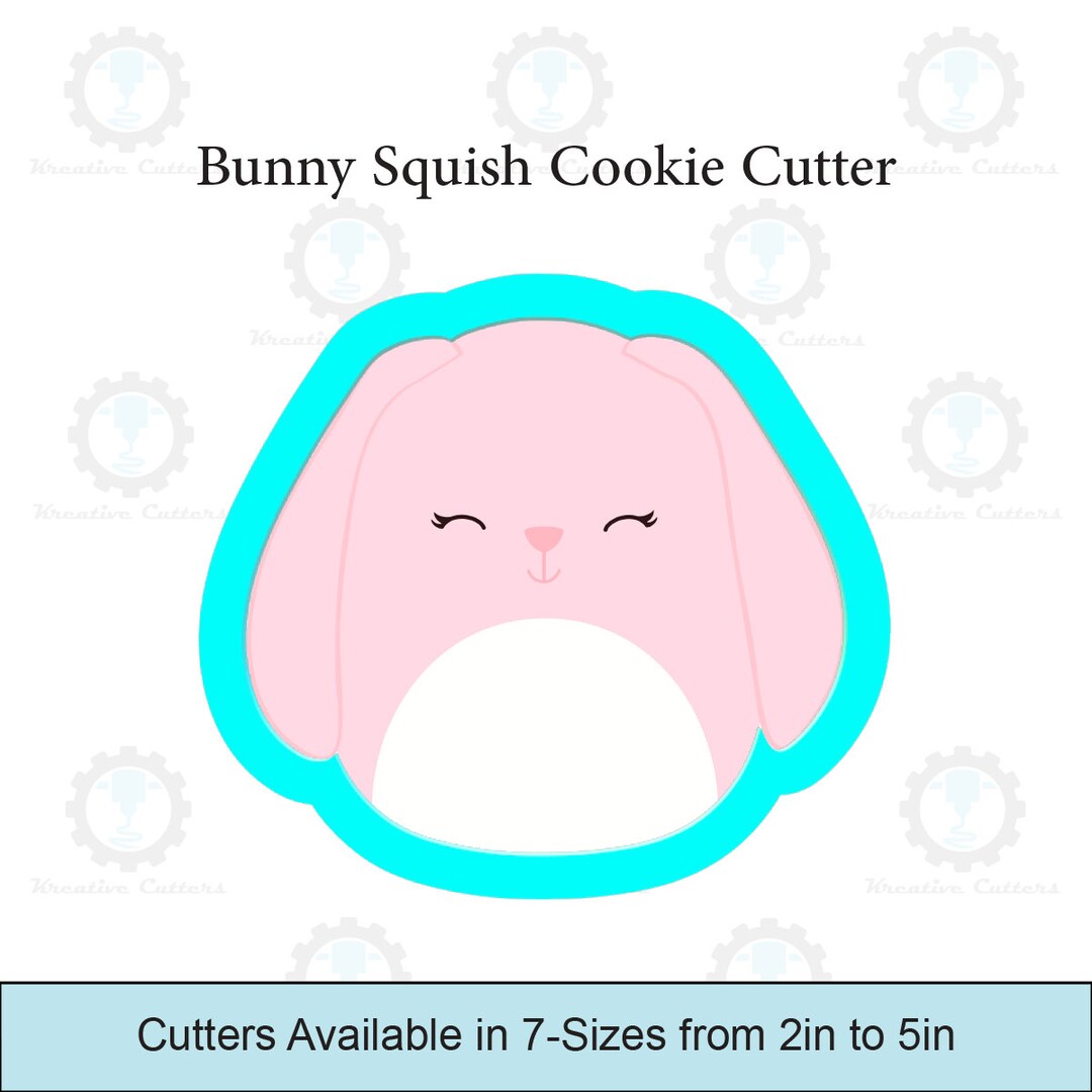 Bunny Rabbit Squish Cookie Cutters - Etsy