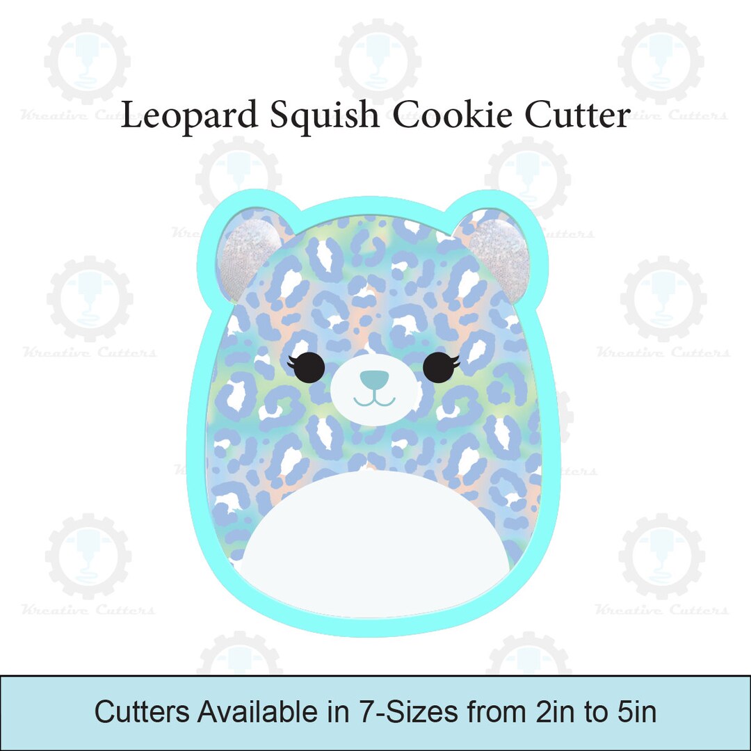 Blue Leopard Squish Cookie Cutters - Etsy